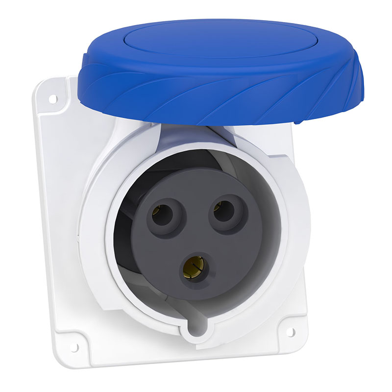 Industrijska priklj. 32A 2P+E Stepen zaštite IP67 (PANELNA) | Razoelektro