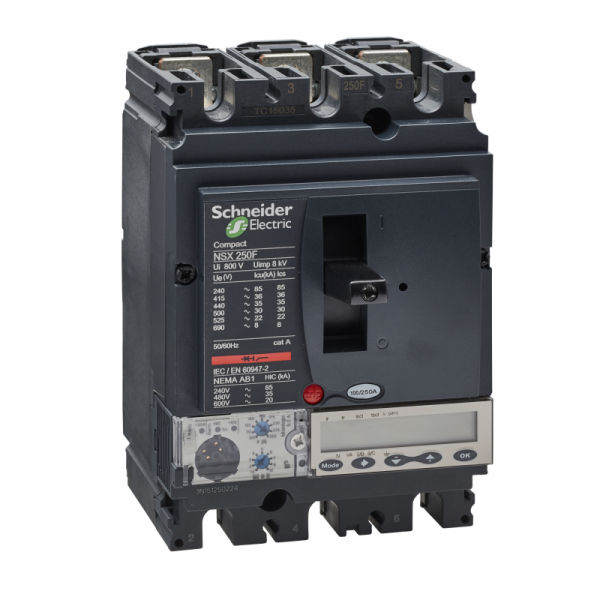 prekidač Compact NSX250F - Micrologic 5.2 A - 250 A - 3P 3d | Razoelektro