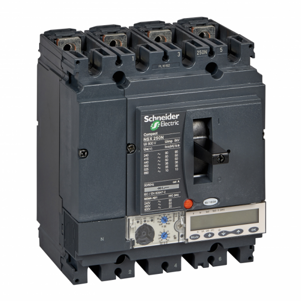 prekidač Compact NSX250N - Micrologic 5.2 A - 250 A - 4P 4d | Razoelektro