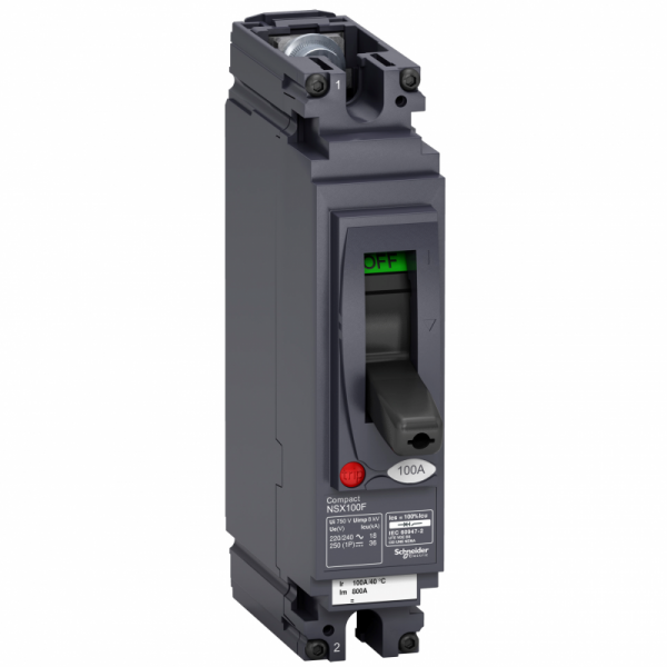 prekidač Compact NSX100F - TMD - 100 A 1P 1d | Razoelektro