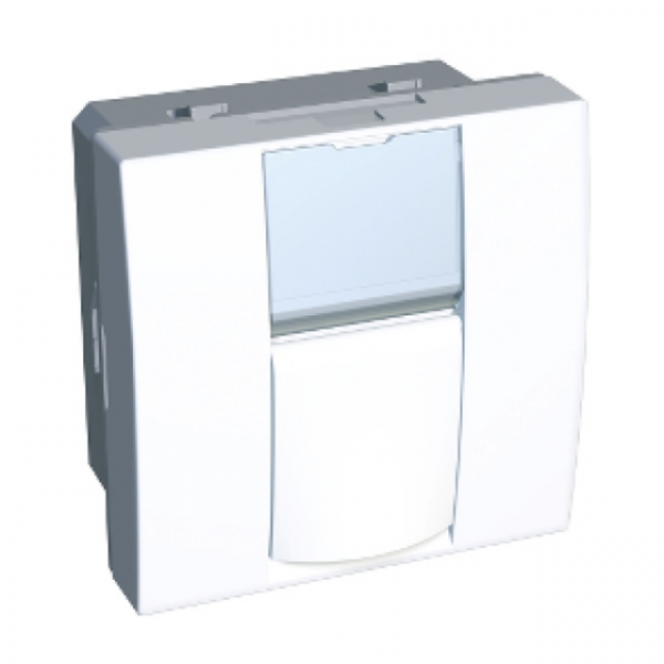 Nosač za RJ45 Keystone jednostruki Polar white | Razoelektro