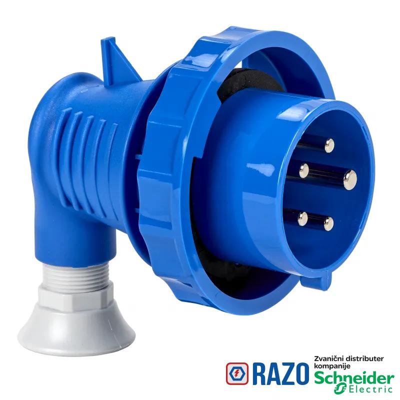 PratiKa Wander utikač - pod uglom - 16 A - 3P + N + E - 200...250 V AC ...