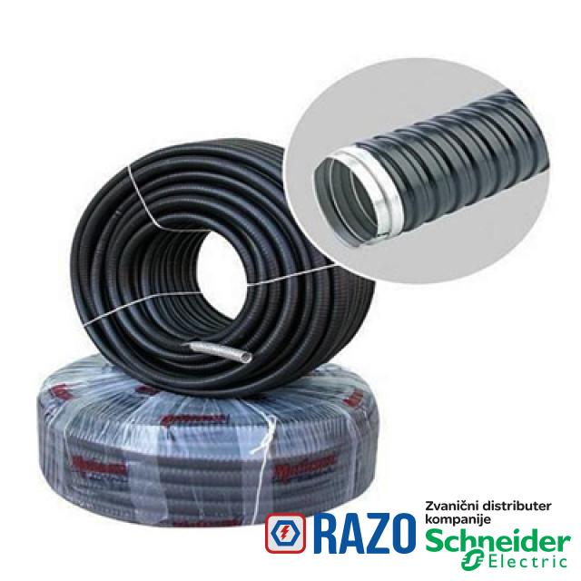 Metalno plastificirano crevo Ø29mm | Razoelektro