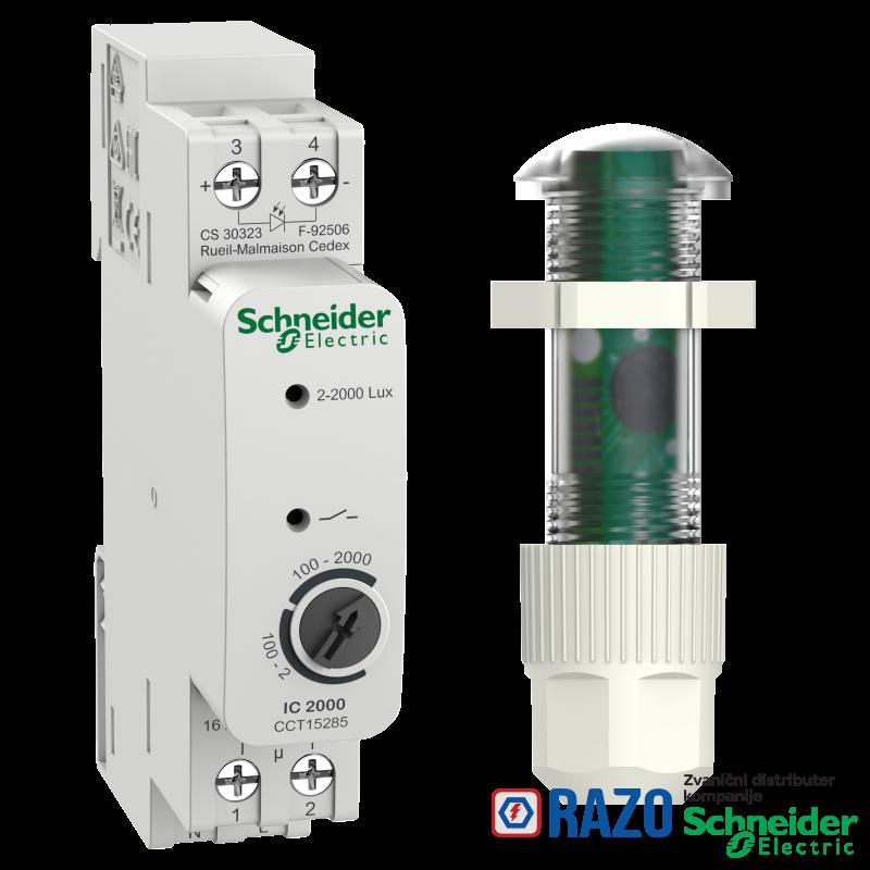 Acti 9 IC2000 sobni (2 - 2000 lux) svetlosni prekidač | Razoelektro